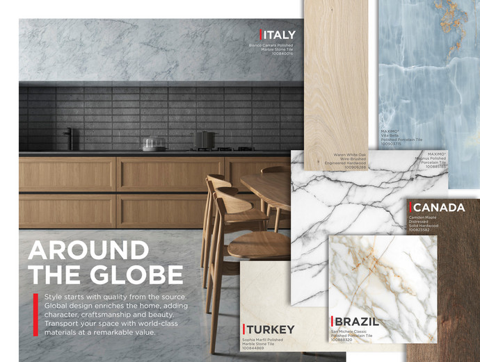 Maximo | Vita Bella Polished Porcelain Tile, 24 x 48, Blue, 7 mm Thick ...